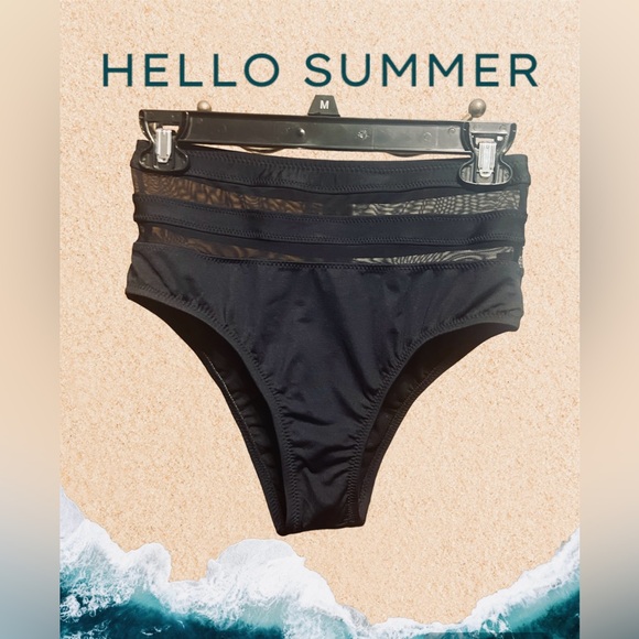 Shade & Shore | Swim | Nwt Womens Size Med High Waisted Medium Coverage ...